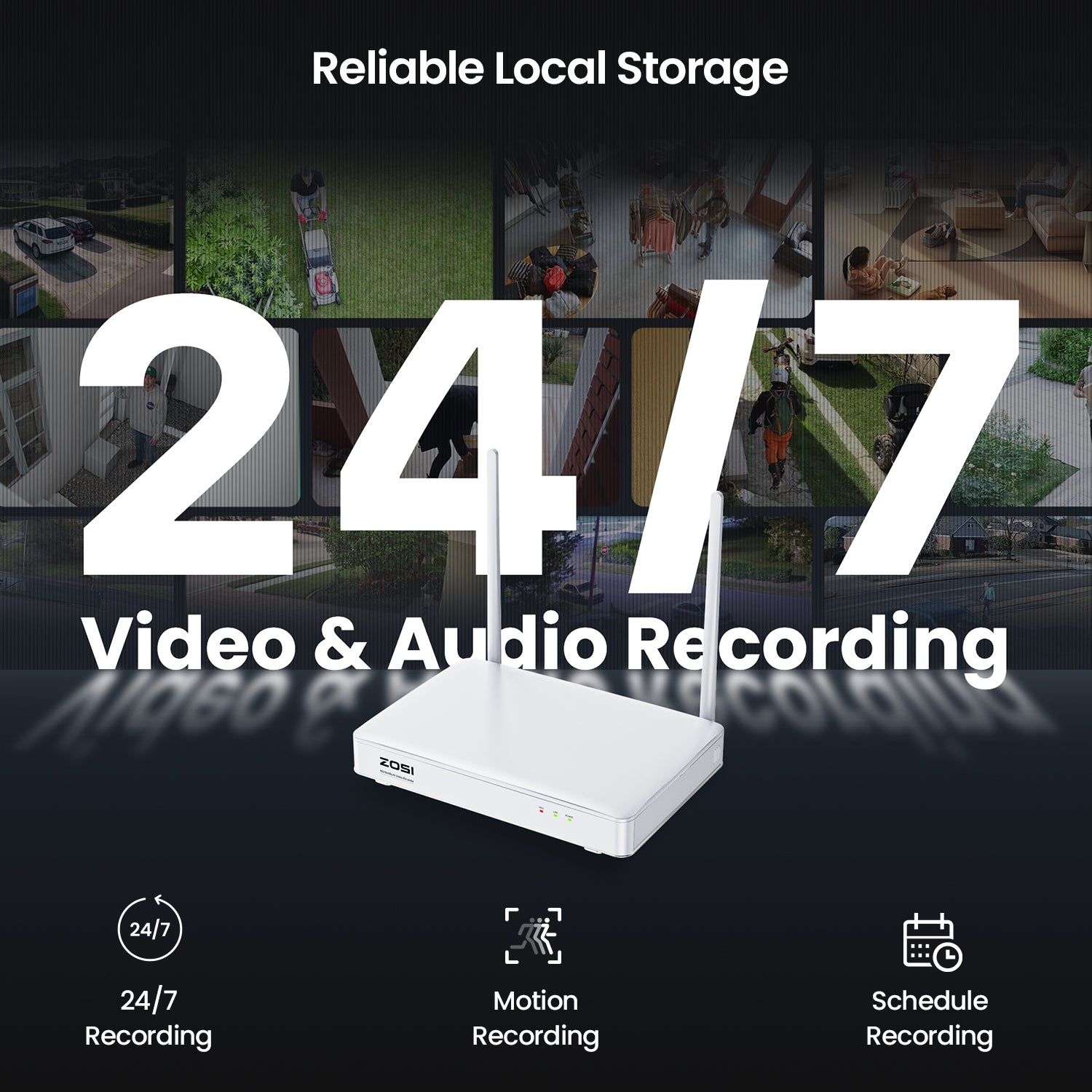 C518 3MP PTZ 2.4GHz/5GHz Security Camera + Optional Cloud/Local Storag ...