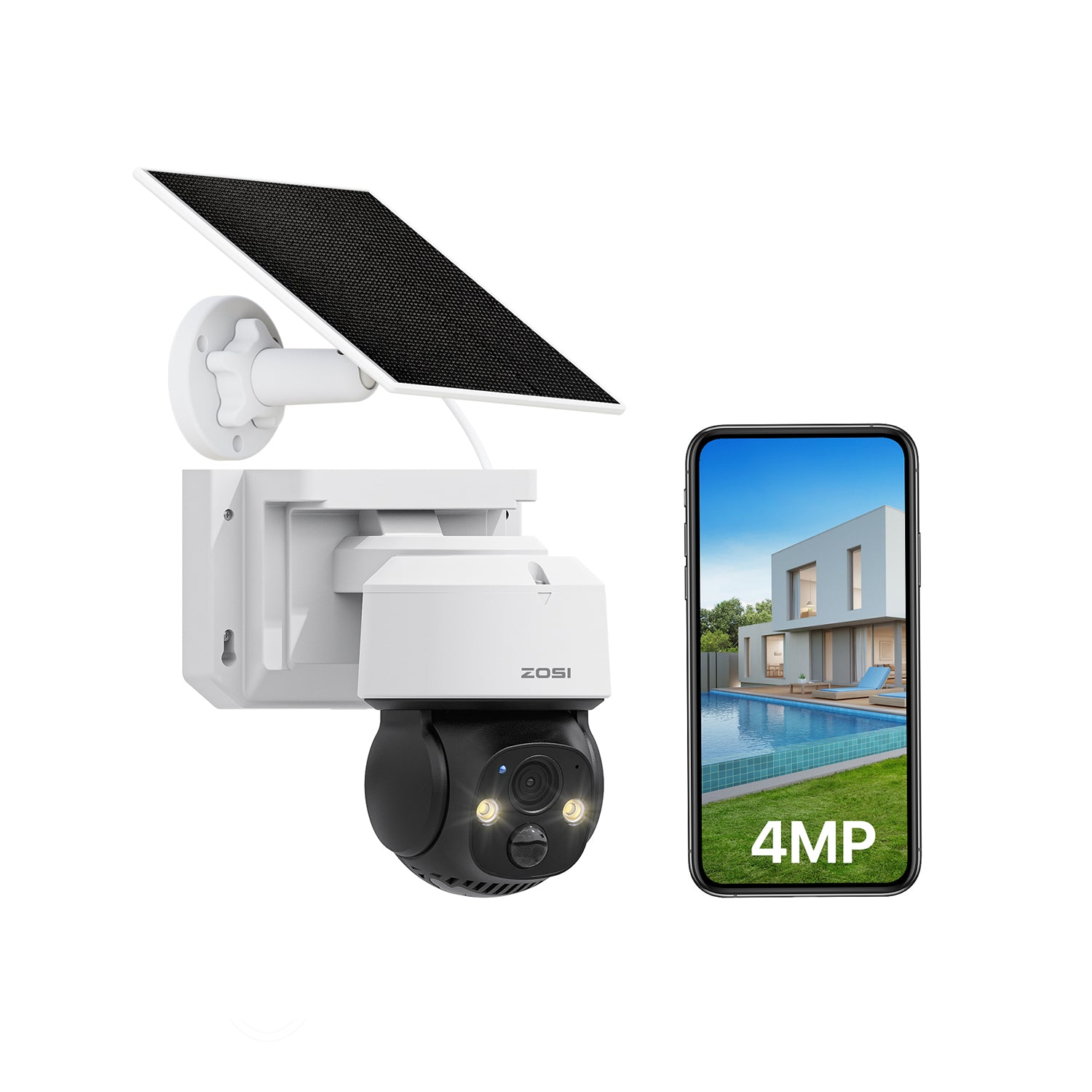 Battery Powered Security Camera - Wire-Free & Hassle-Free - Zosi