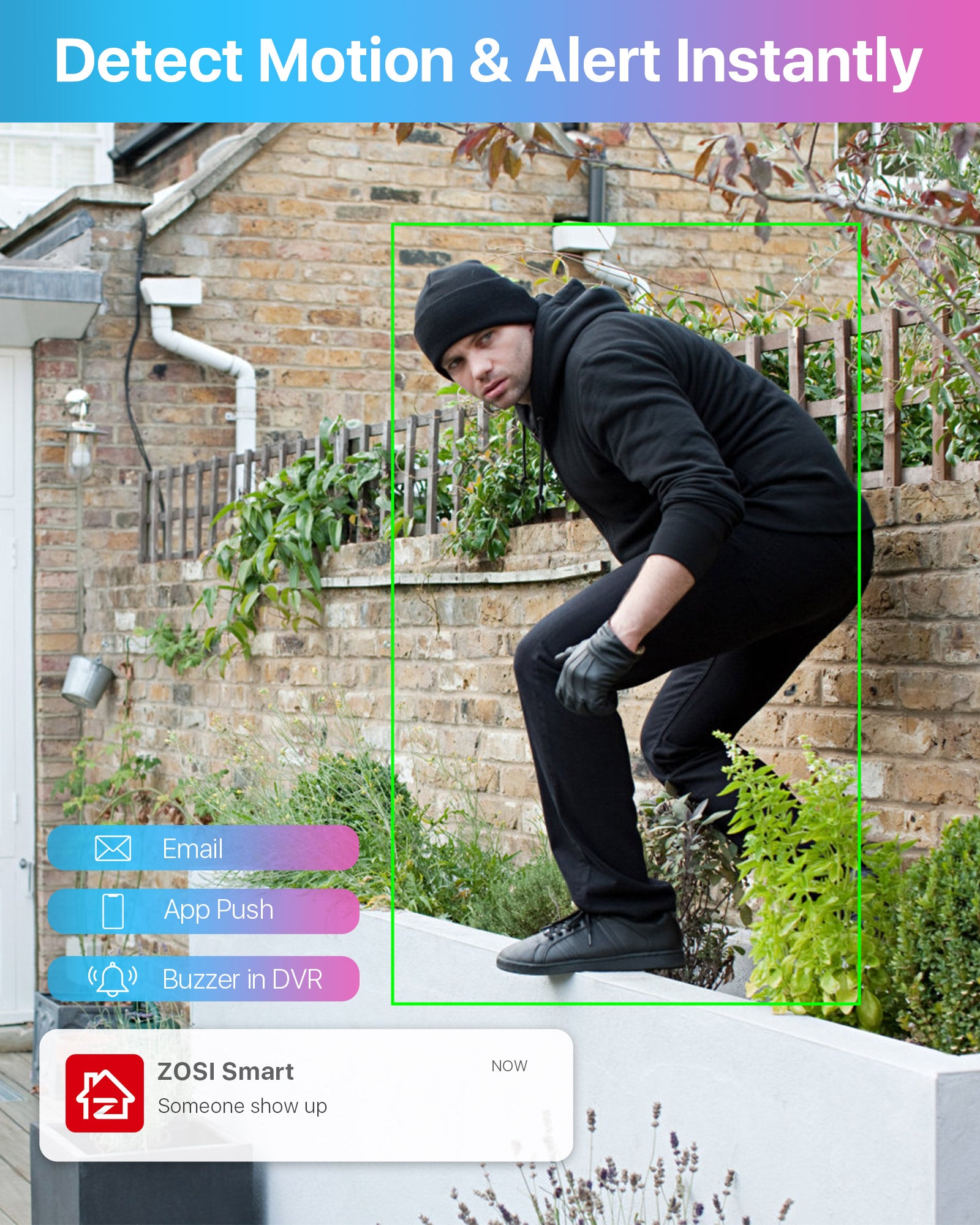 1080P 16 Channel TVI CVI AHD CVBS Security DVR 24/7 record - Zosi ZR16WK