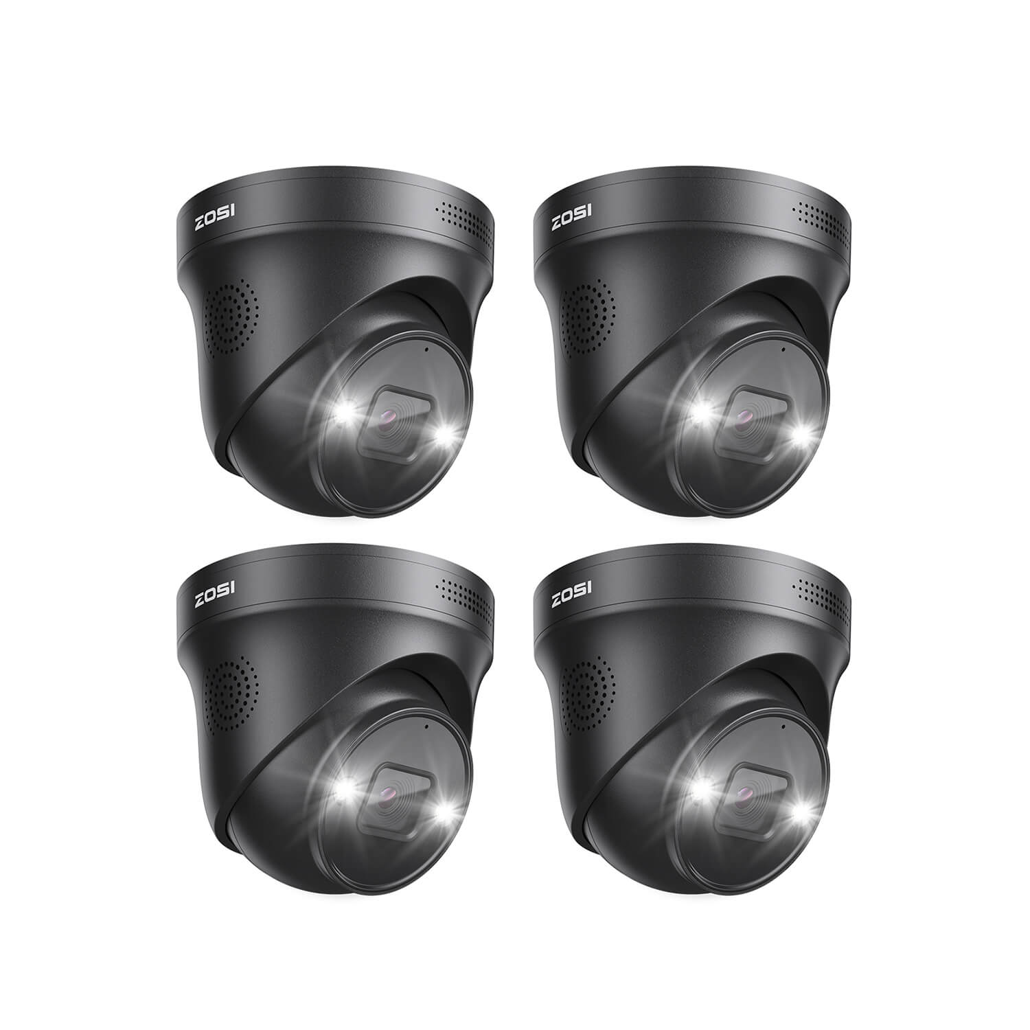 4PCS 4K PoE Add-on Cameras for PoE Security Camera System C225 - Zosi ...