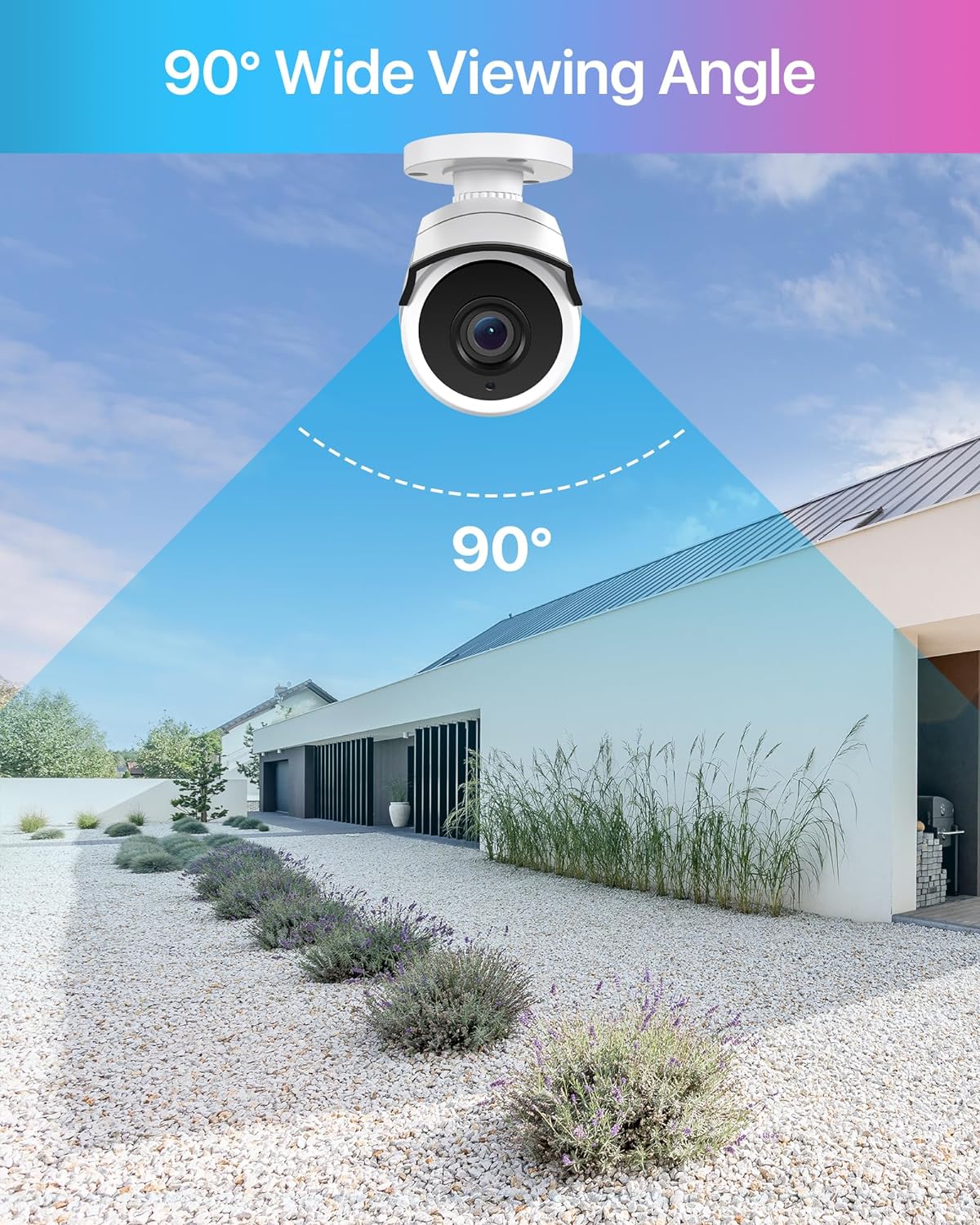 Zosi 1080P 4-in-1 TVI/CVI/AHD/960H CVBS CCTV Security Camera - ZG2612B