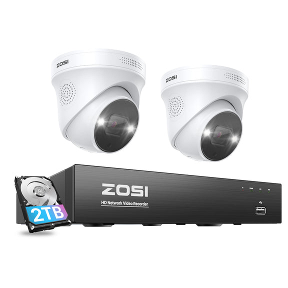 4K Security Camera System 8 Channel PoE NVR C225 - ZOSI – Zosi